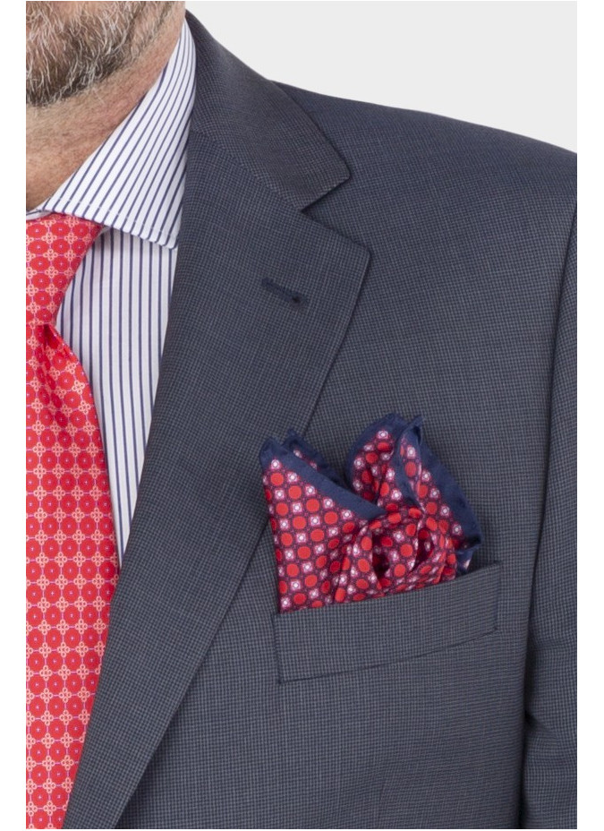 BLUE PIED POULE SUIT | JOHN TWEED TAILORED