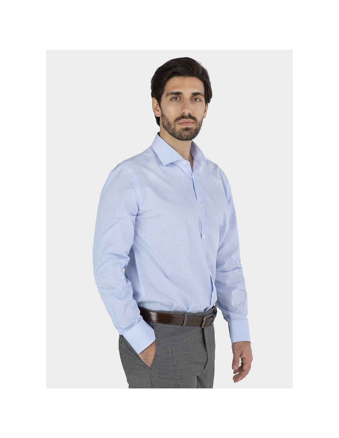 Light Blue Shirt | Classic Men's Shirts | JOHN TWEED