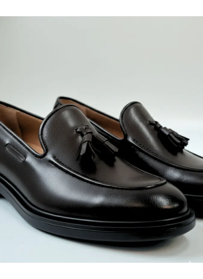 Sapato Mocassin Berloque Castanho| JOHN TWEED TAILORED