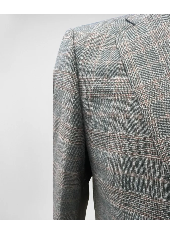 Traje Príncipe de Gales Gris| JOHN TWEED